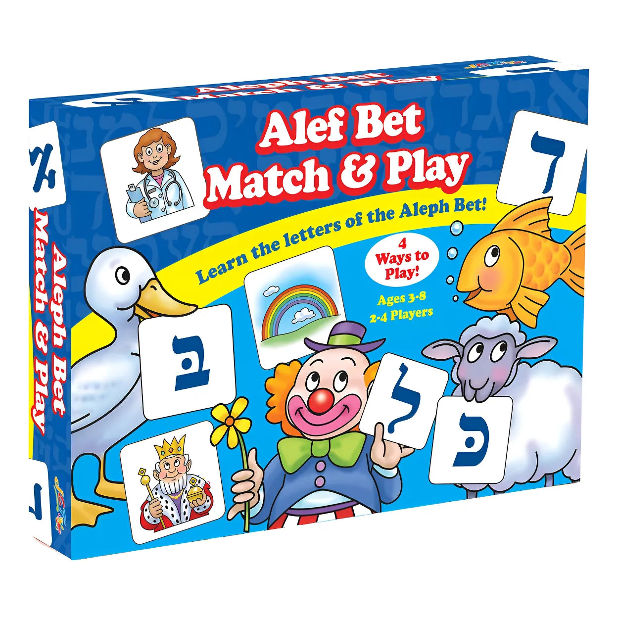 Aleph Bet Match And Play Juego Educativo Para Aprender Letras Hebreas ...