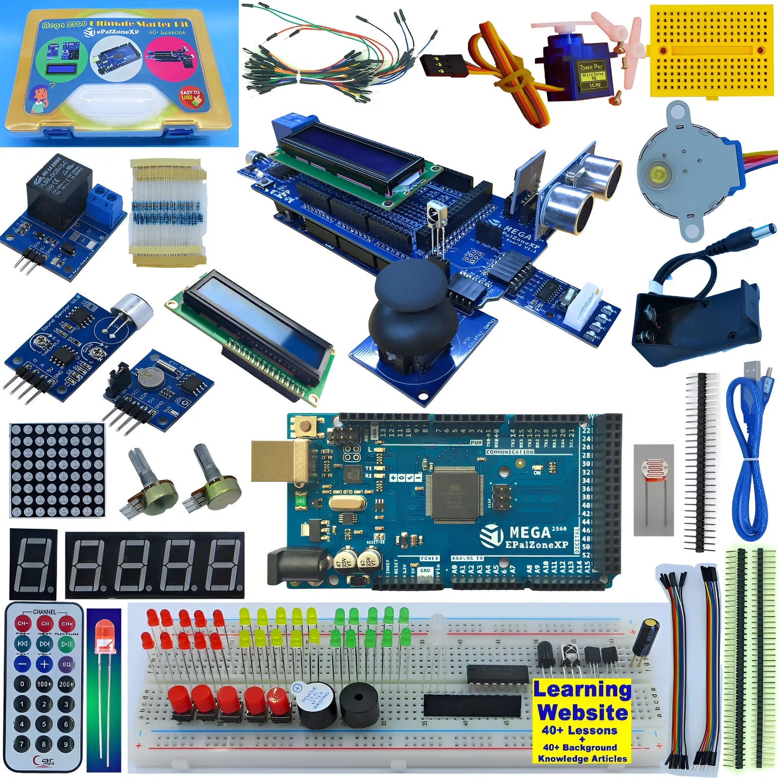 Kit De Inicio Ultimate Mega R3 Starter Kit Mega 2560 Compatible Arduin ...