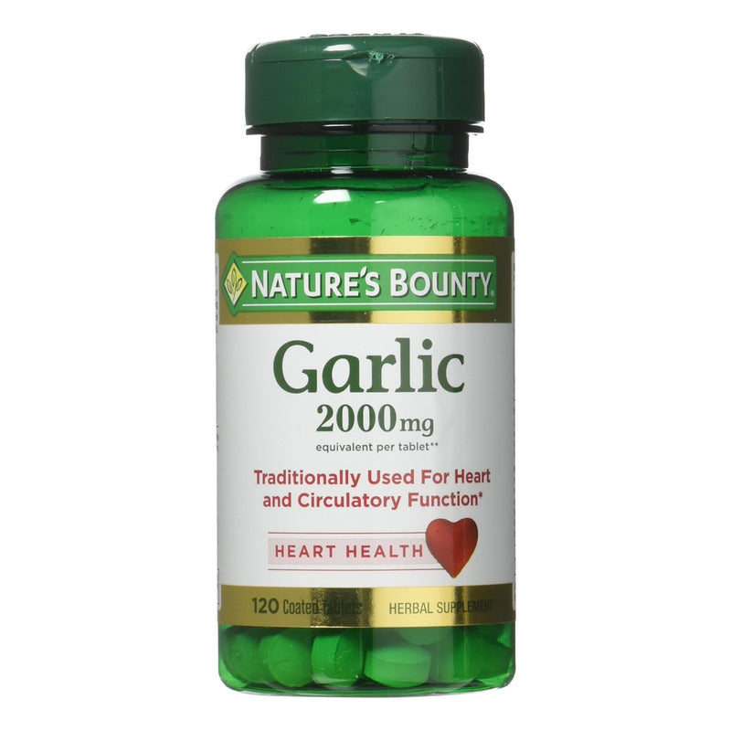 Natures Bounty Garlic 2000 Mg Para Colesterol 240 Tabletas – almacenspeedway