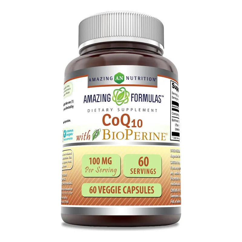 CoQ10 100 Mg Con Bioperina 60 Cápsulas Vegetales Energía Y Salud – almacenspeedway
