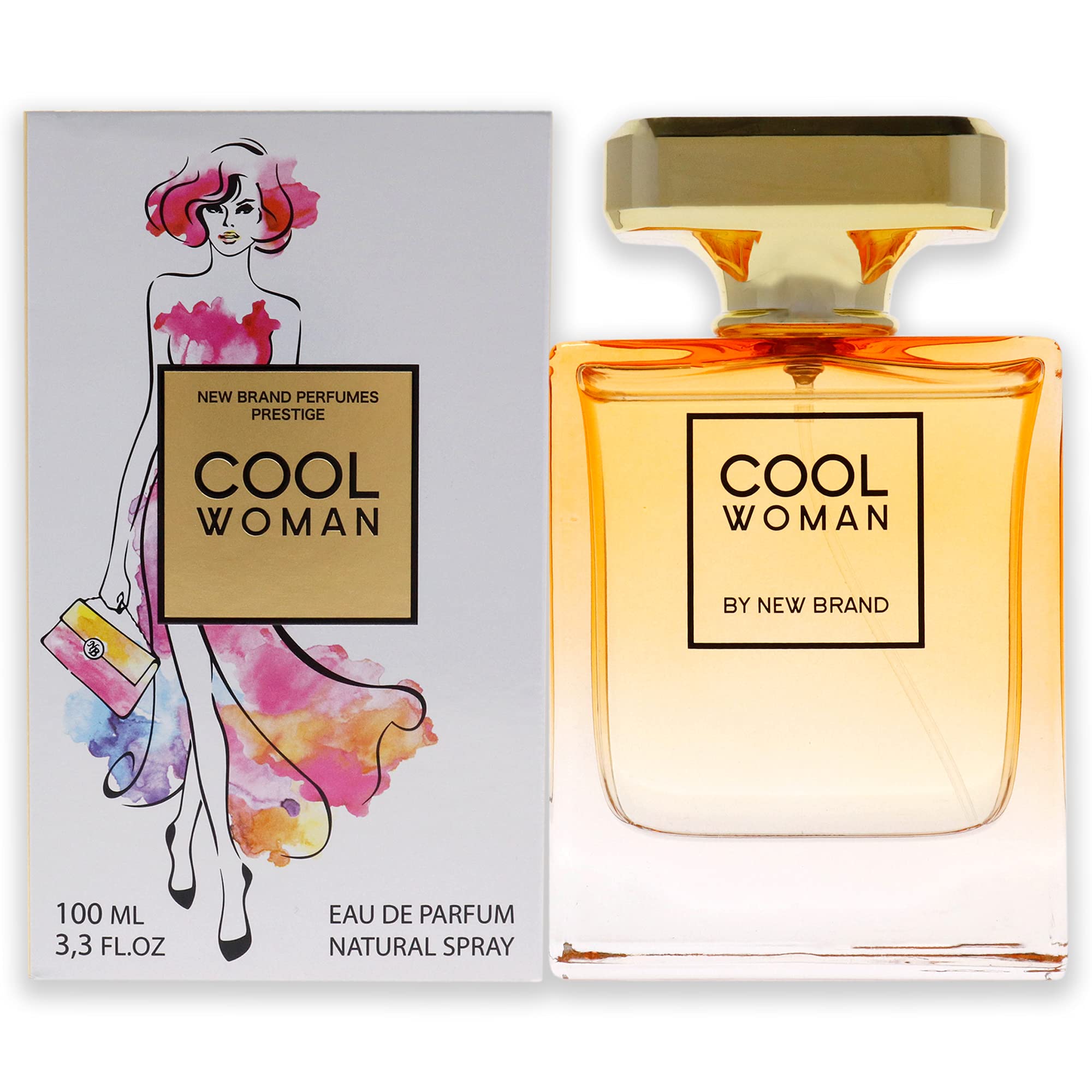 Perfume New Brand Cool Women Eau De Parfum 100 Ml Fragancia Floral Ámb ...