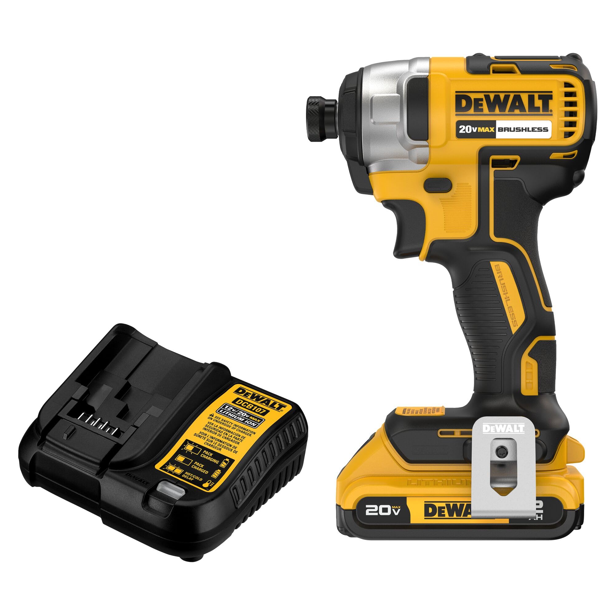 Destornillador De Impacto Dewalt 20v Max Inalambrico De 1/4 Con Luz Le ...