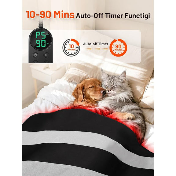 Alfombra De Terapia De Luz Roja E Infrarroja 109x66 Cm 580 LEDs 60W Du ...