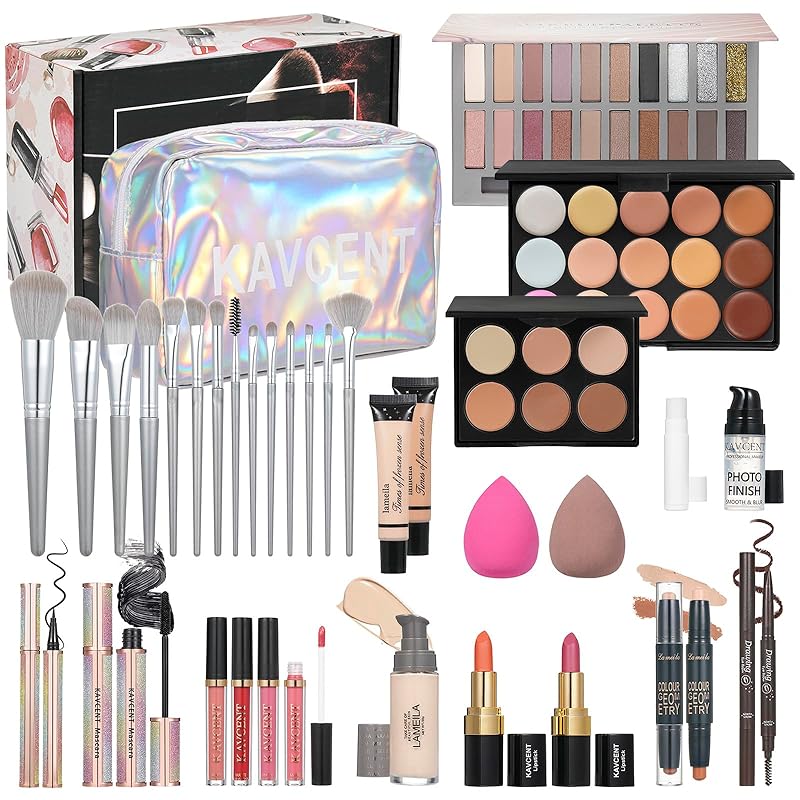 Kit De Maquillaje Completo Todo En Uno KAVCENT Con Bolsa De Viaje Rega ...