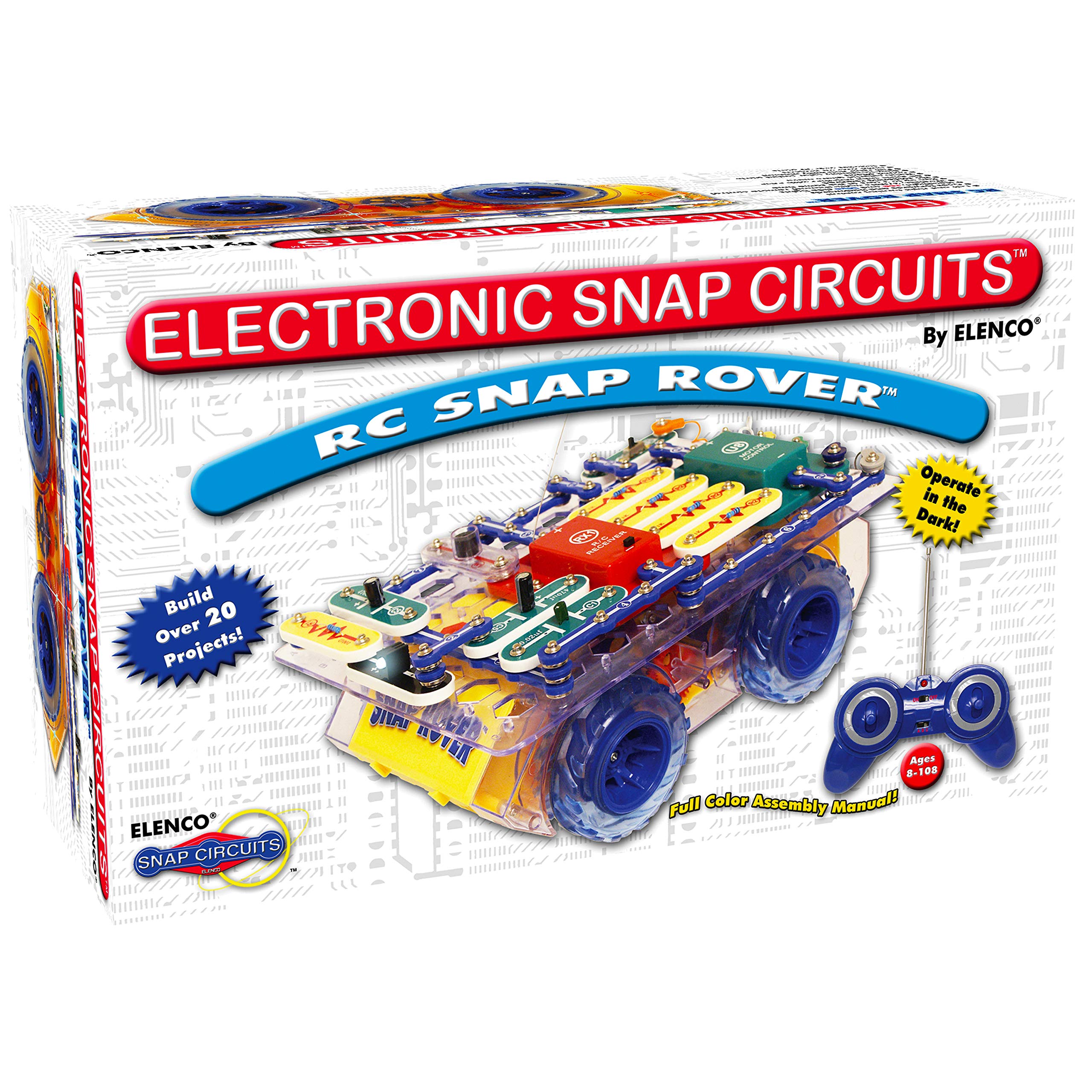 Snap Circuits R/C Snap Rover Electronics Discovery Kit Control Remoto ...