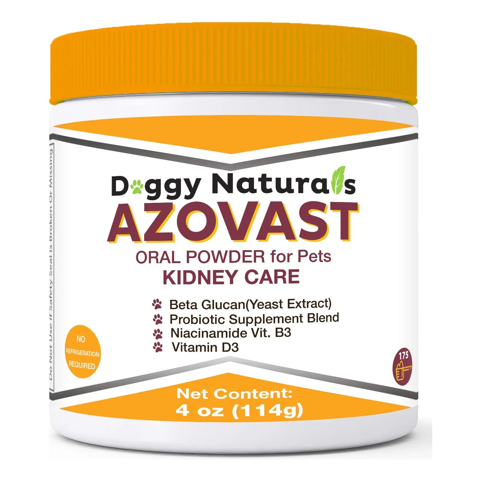 Azovast Powder Suplemento Renal Para Perros Y Gatos 4 Onzas Sabor Poll ...