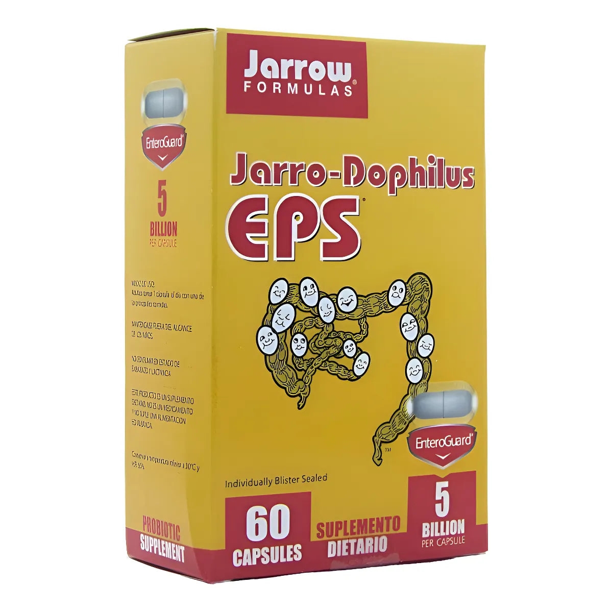 Jarrodophilus Eps Enhanced Probiotic System 60 Cápsulas Jarrow Formula ...