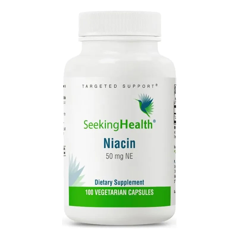 Vitamina B3 Niacina 50 Mg 100 Cápsulas Vegetarianas Energía Piel Salud ...