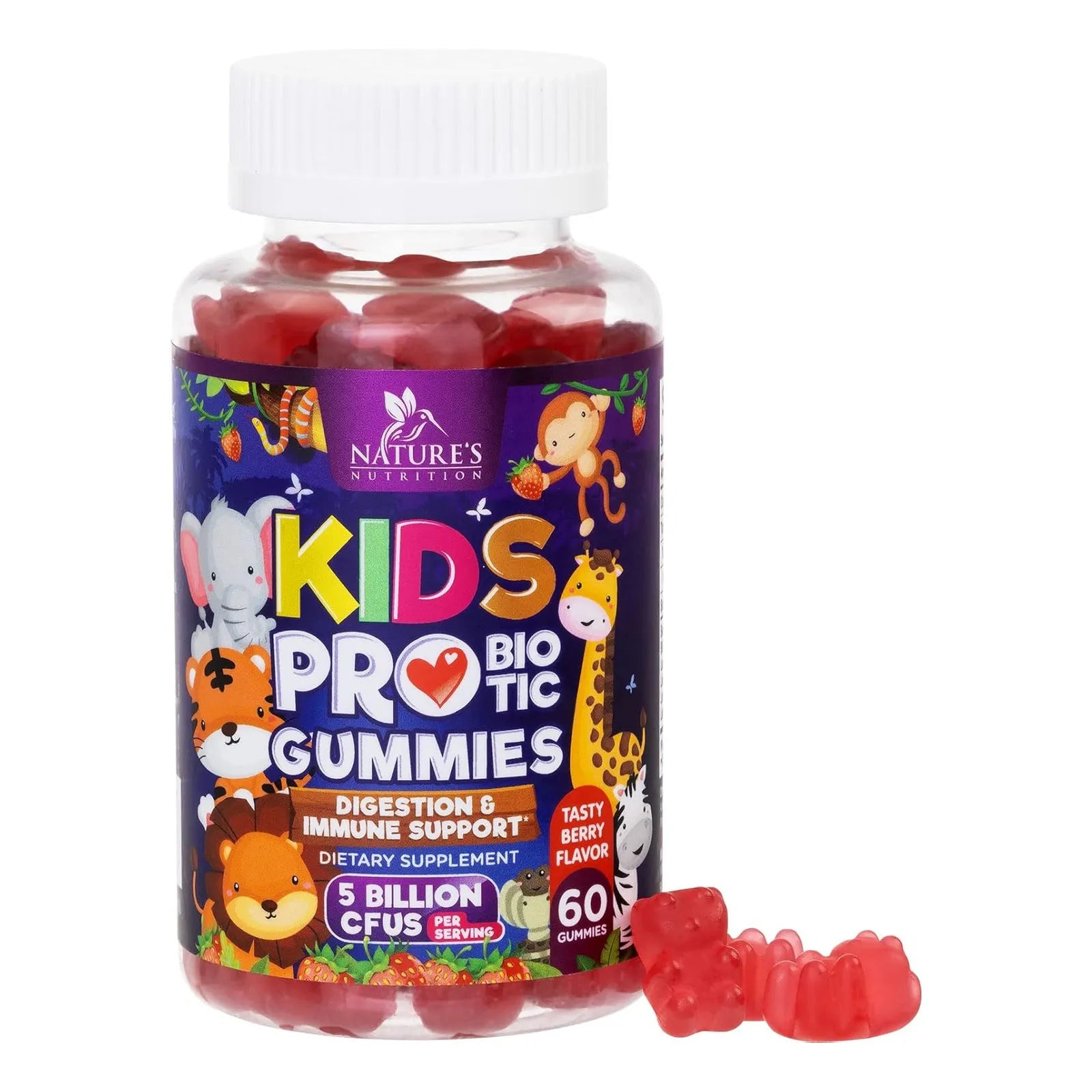 Gomitas Probióticas Masticables Para Niños Salud Digestiva E Immune Sa ...