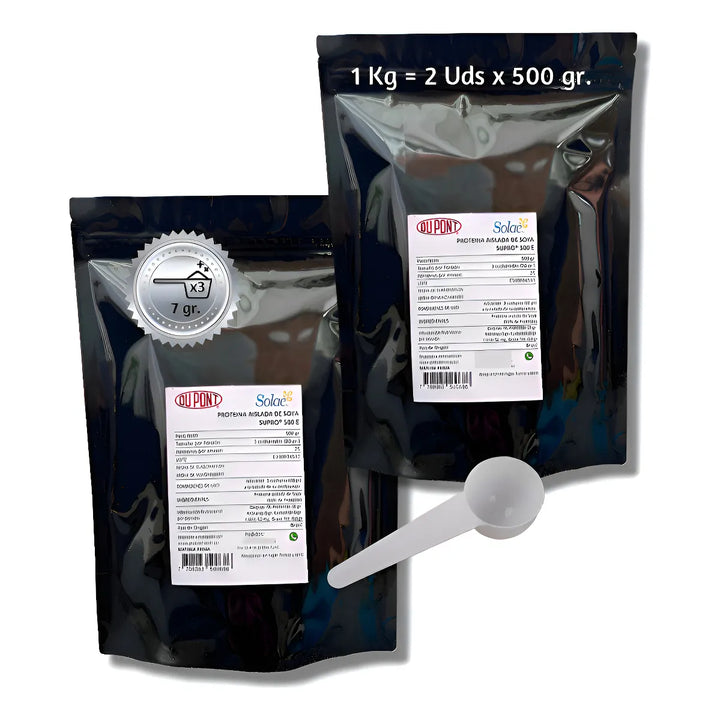 Proteína Aislada De Soya Solae Dupont Supro 500 1 Kg Sin Sabor Vegana ...