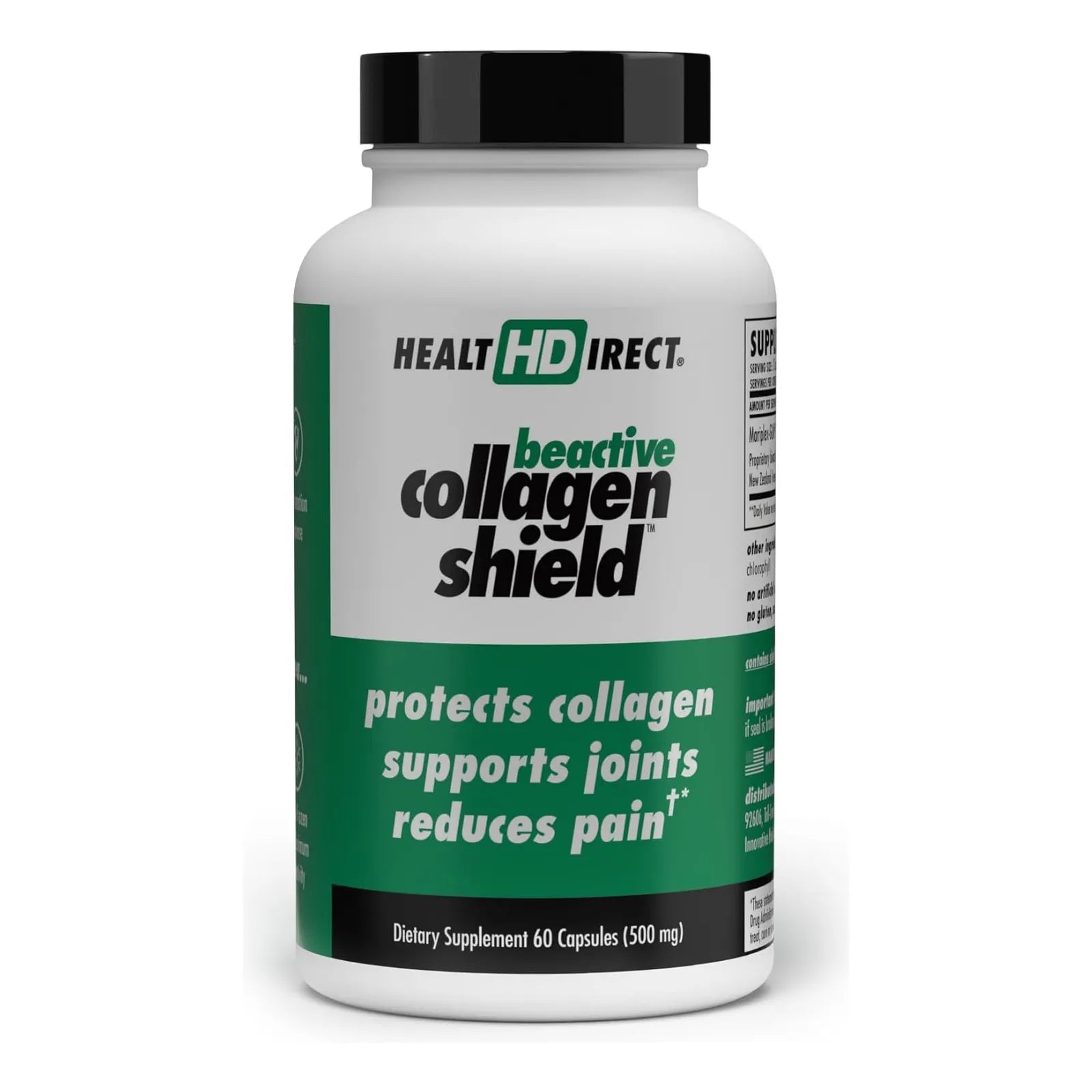 Capsulas Beactive Collagen Shield 60 Unidades Suplemento Colageno Piel ...