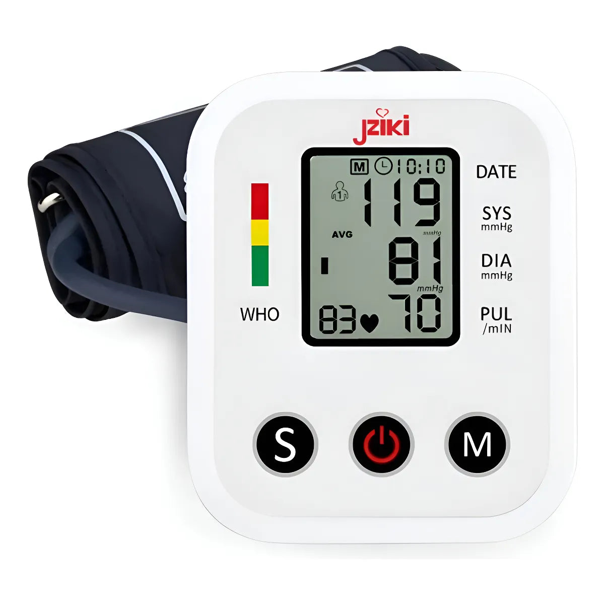 Tensiómetro Digital De Muñeca Jziki Modelo JZK-002R Blanco Con Cofre Y ...