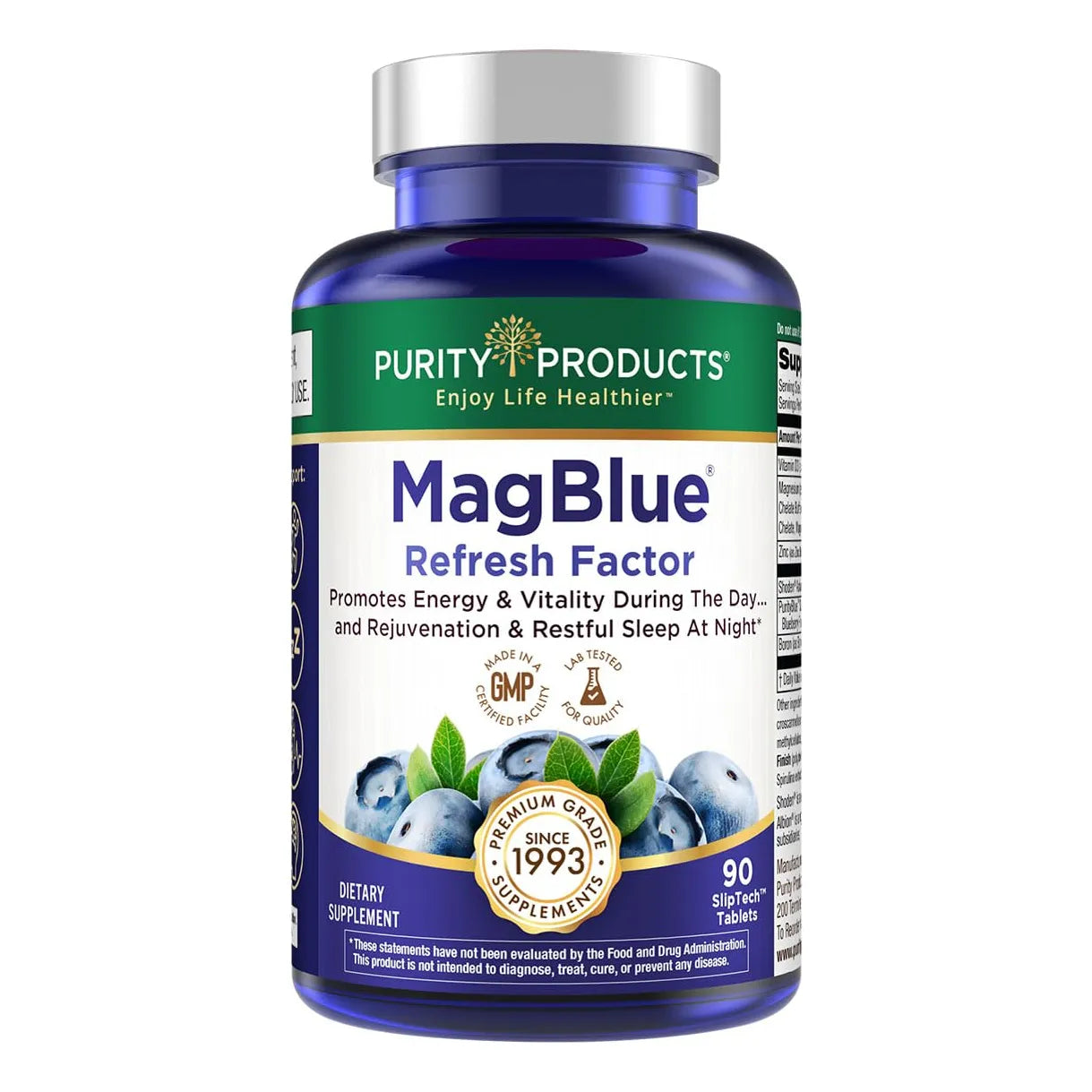 MagBlue Refresh Bisglicinato Magnesio Ashwagandha D3 Zinc 90 Tabletas ...