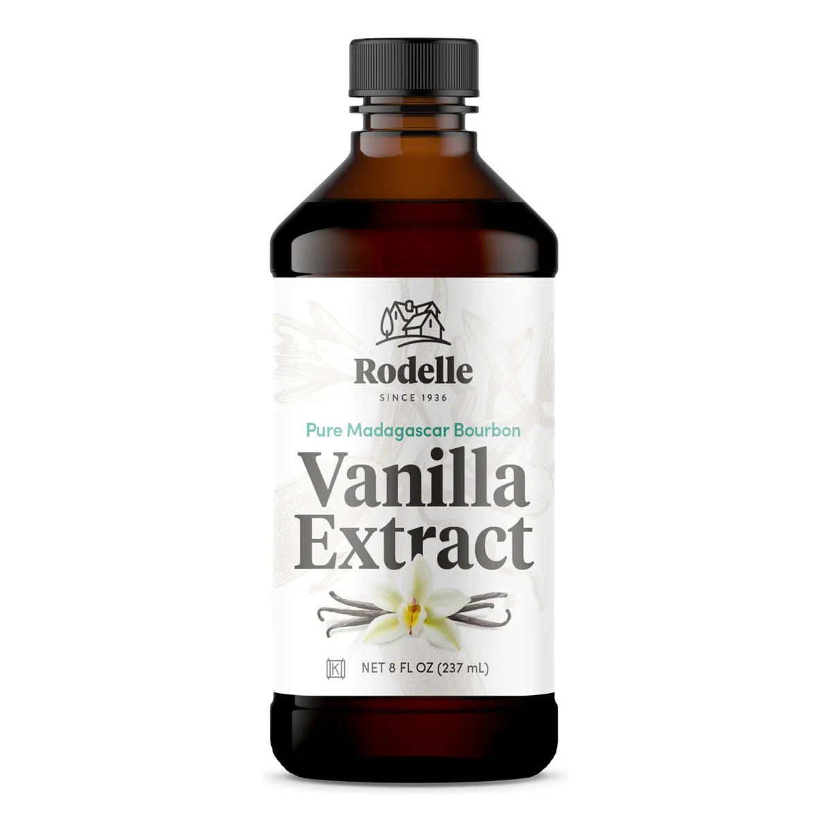 Rodelle Extracto De Vainilla Pura 8 Onzas Sabor Auténtico Y Sostenible ...