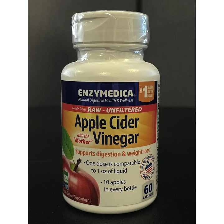 Vinagre De Sidra De Manzana Enzymedica Para Peso Saludable Y Apoyo Dig ...