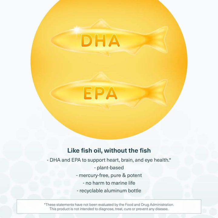 Omega 3 De Algas Marinas Youtheory Con Epa Y Dha Para Salud Cerebral V ...