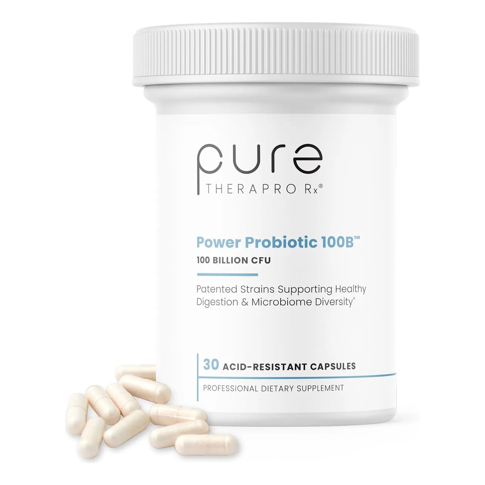 Probiótico Pure TheraPro Rx Power 100B 30 Cápsulas Flora Digestiva ...