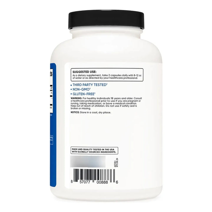 Suplemento Hmb 1000 Mg 240 Cápsulas Nutricost Para Masa Muscular ...