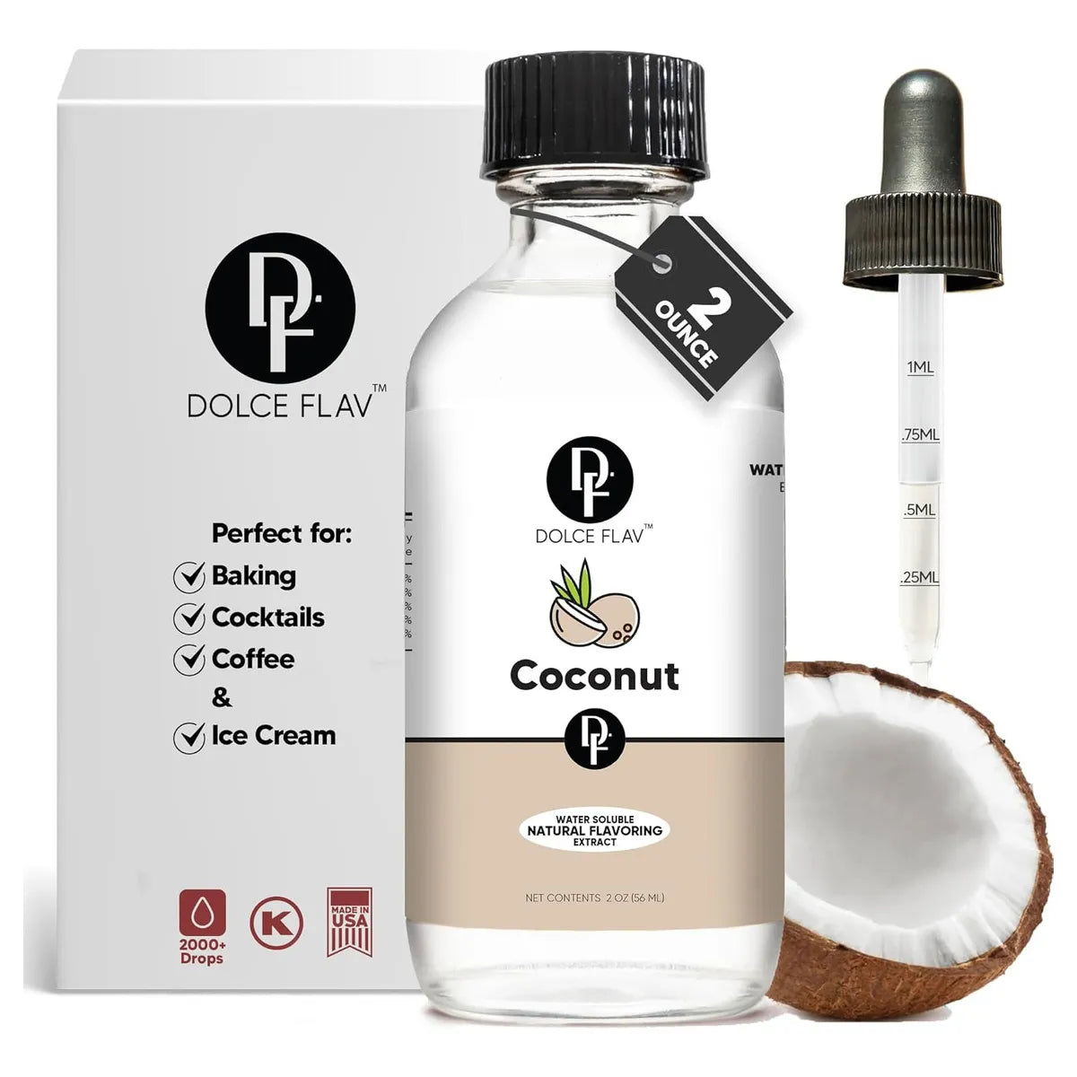 Extracto De Coco Soluble 60 Ml Saborizante Multiusos Dolce Flav ...