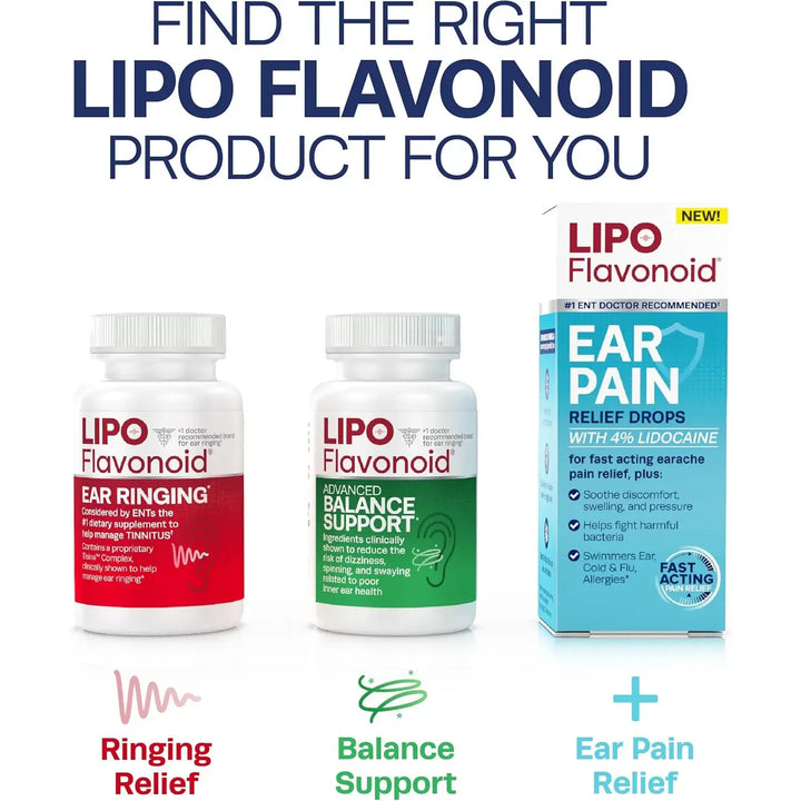 Lipo Flavonoid Plus Suplemento Salud Del Oido 500 Capsulas Alivio Tinn ...