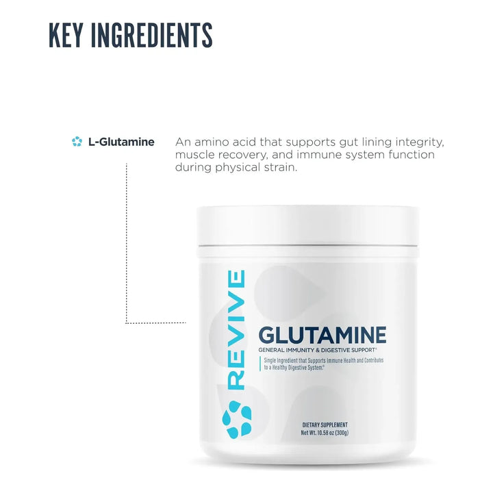 L-Glutamina En Polvo Revive MD Para Recuperación Muscular Y Salud Inte ...