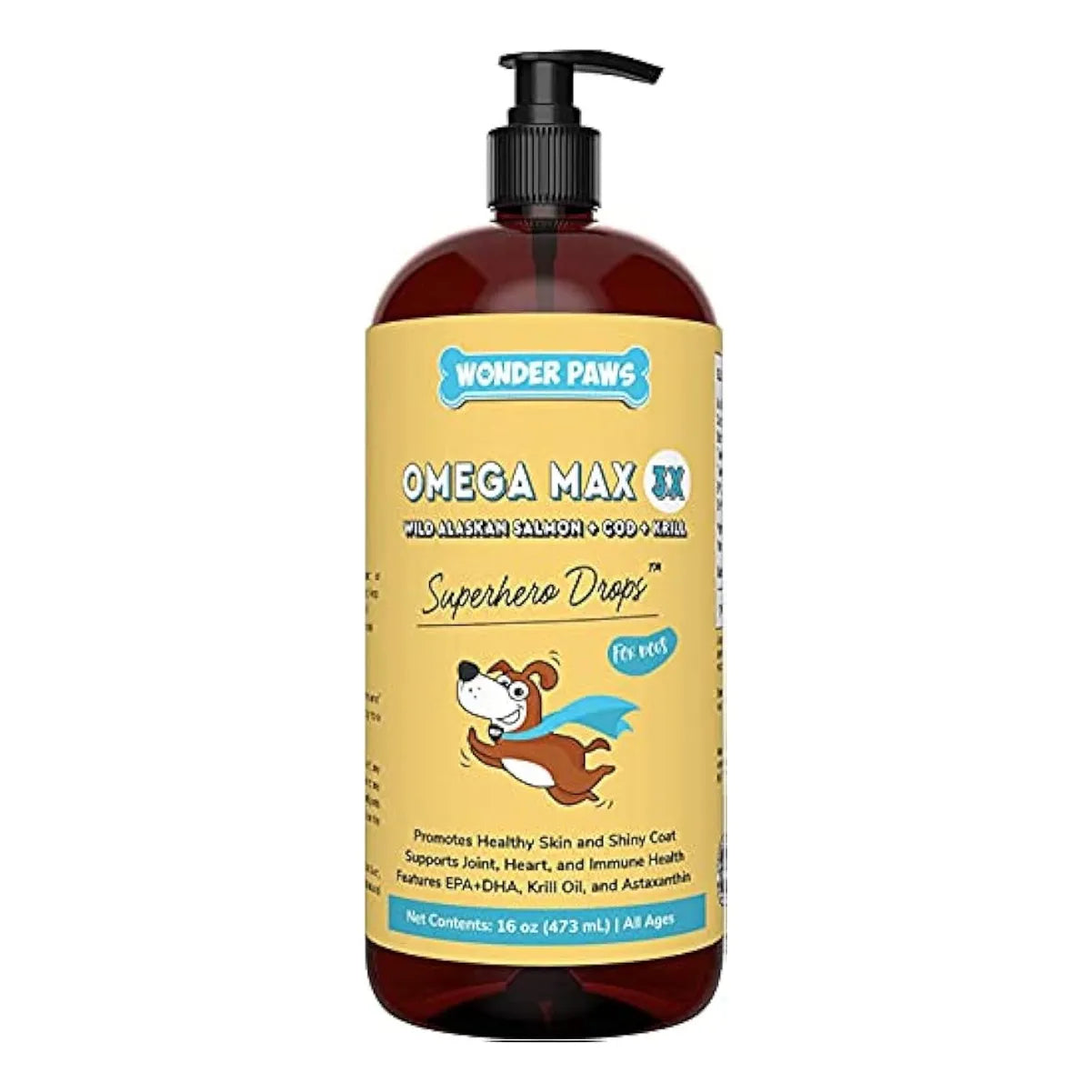 Aceite De Pescado Wonder Paws Omega Max 3X Suplemento Líquido Omega 3 ...
