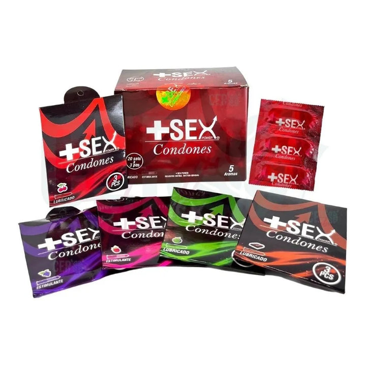Condones Preservativo Aroma X15 Condones Saborizados Lubricados Cereza ...
