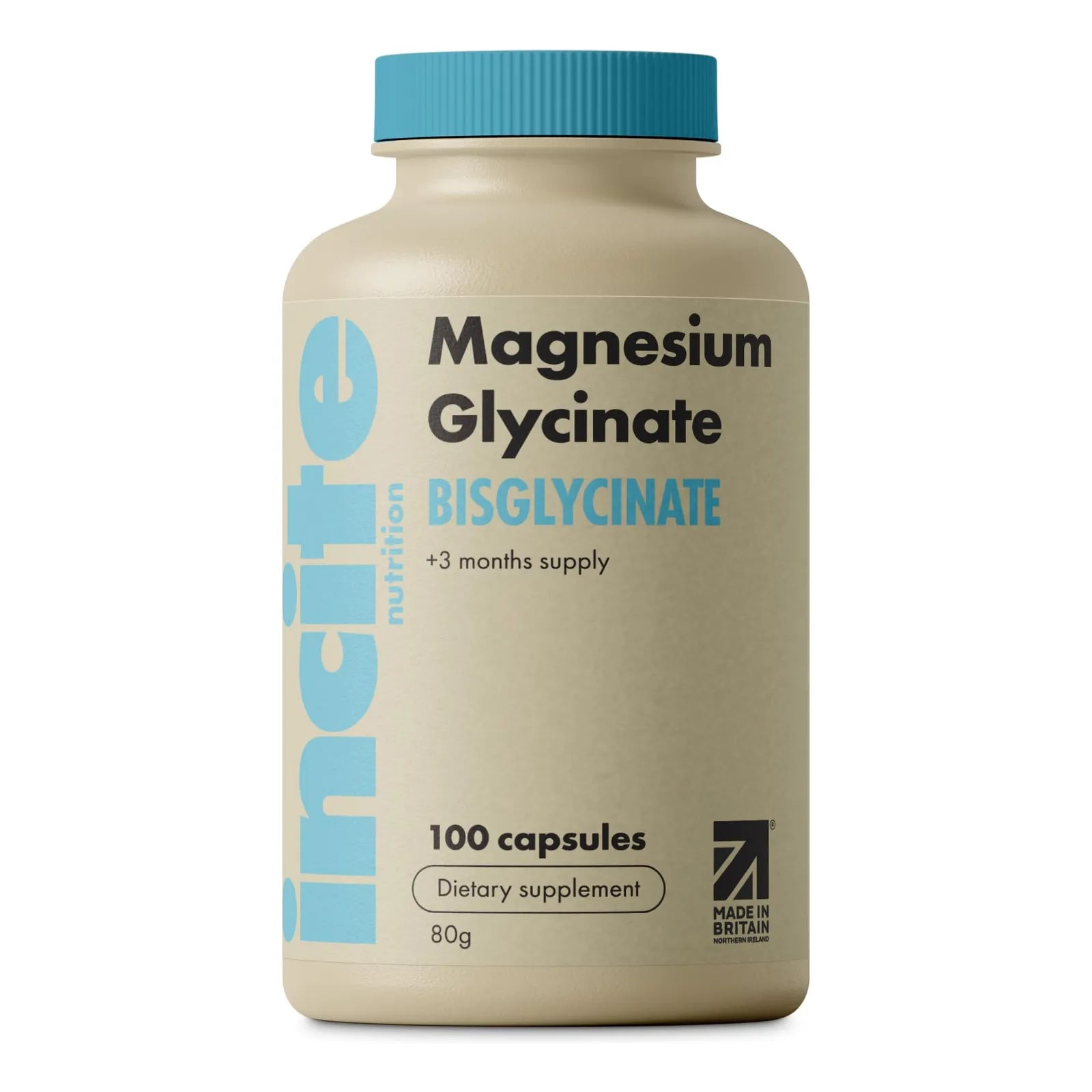 Glicinato De Magnesio 500 Mg 100 Capsulas Vegano Sin Gluten Alta Absor ...