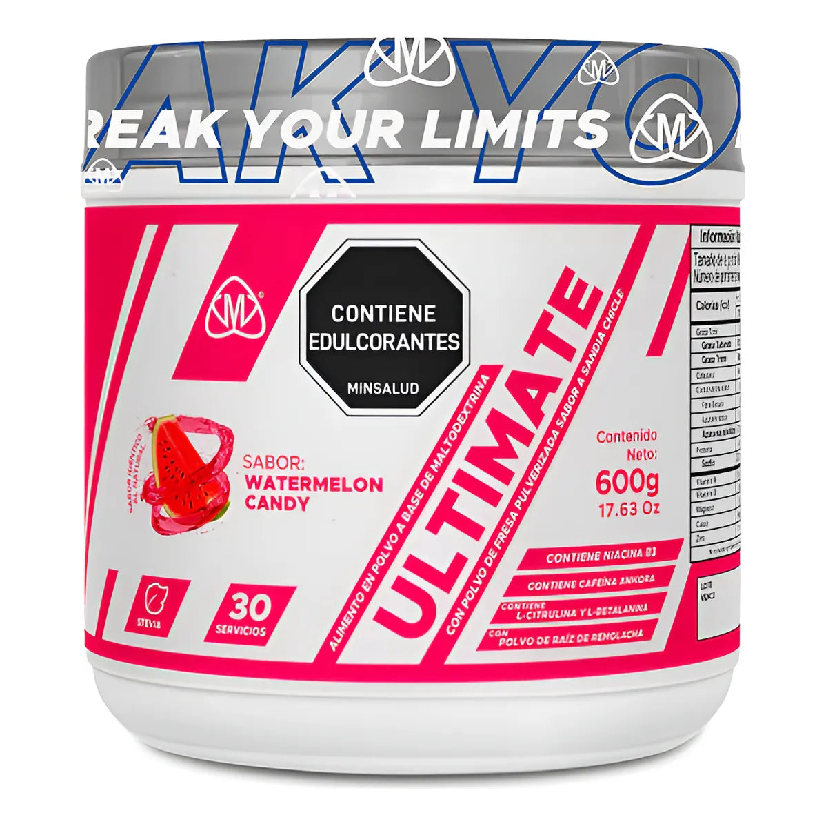 Ultimate Pre Workout Preentreno Energia Enfoque Sabor Fresa Green Fusi ...