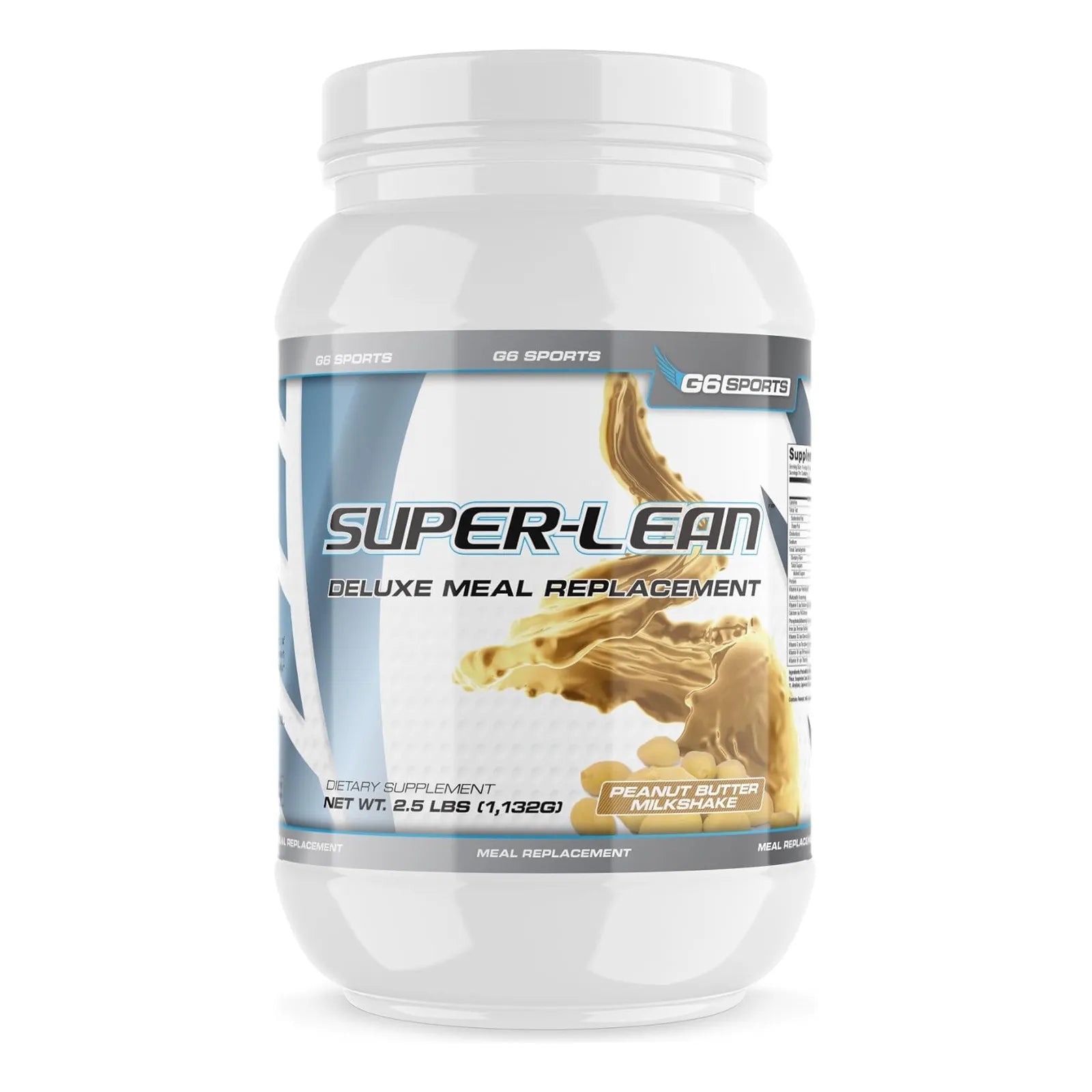 Batido Mantequilla Maní Nutrition Super-Lean Deluxe 36g Proteína Reemp ...