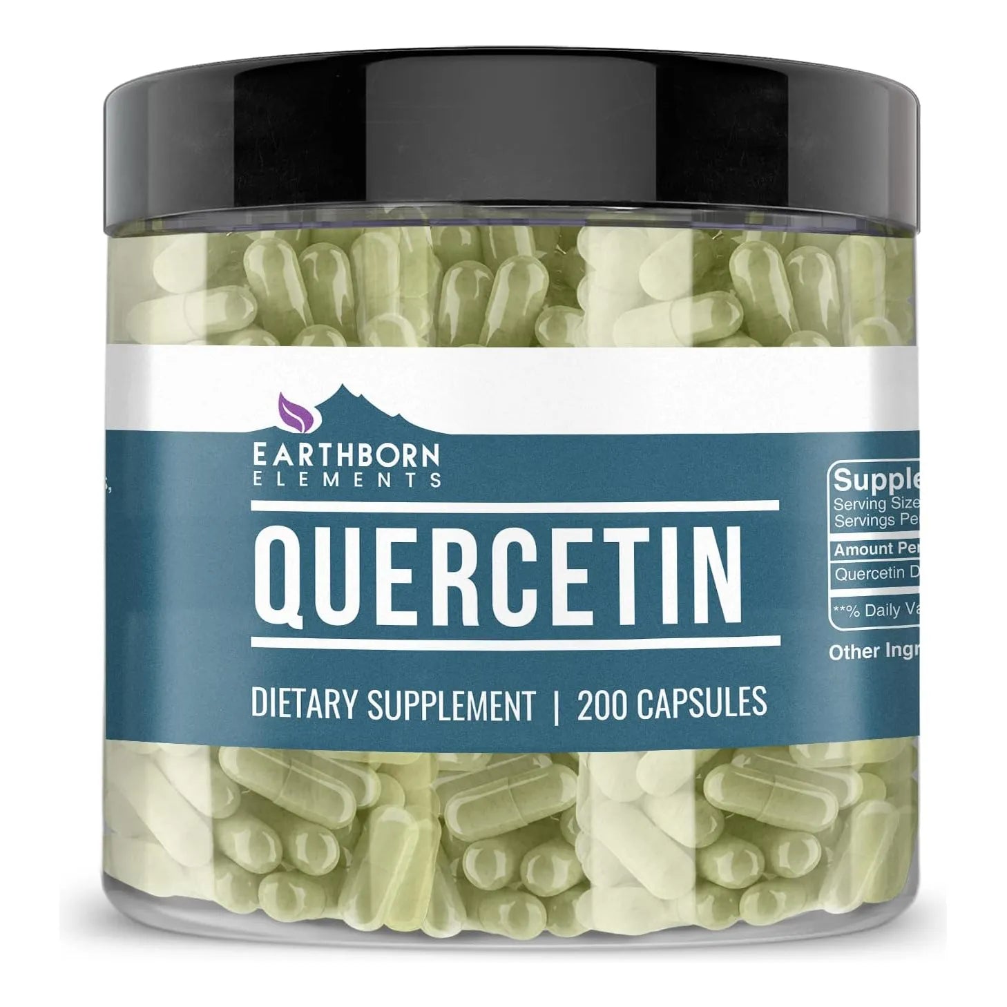 Quercetina Natural Earthborn Elements 200 Cápsulas Bioflavonoide Sin R ...