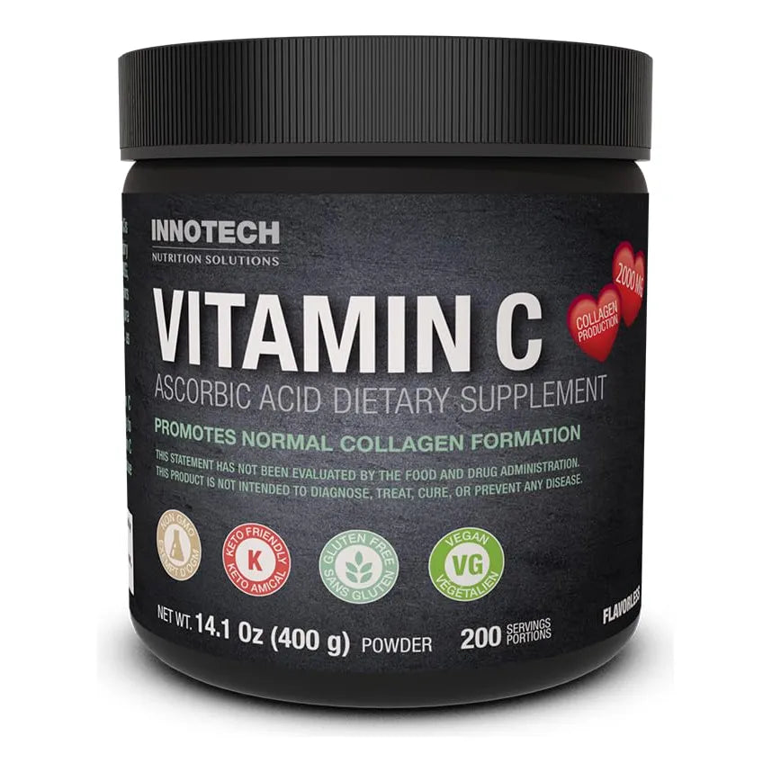 Vitamina C Pura En Polvo 400 Gramos Antioxidante Refuerza Sistema Inmu ...