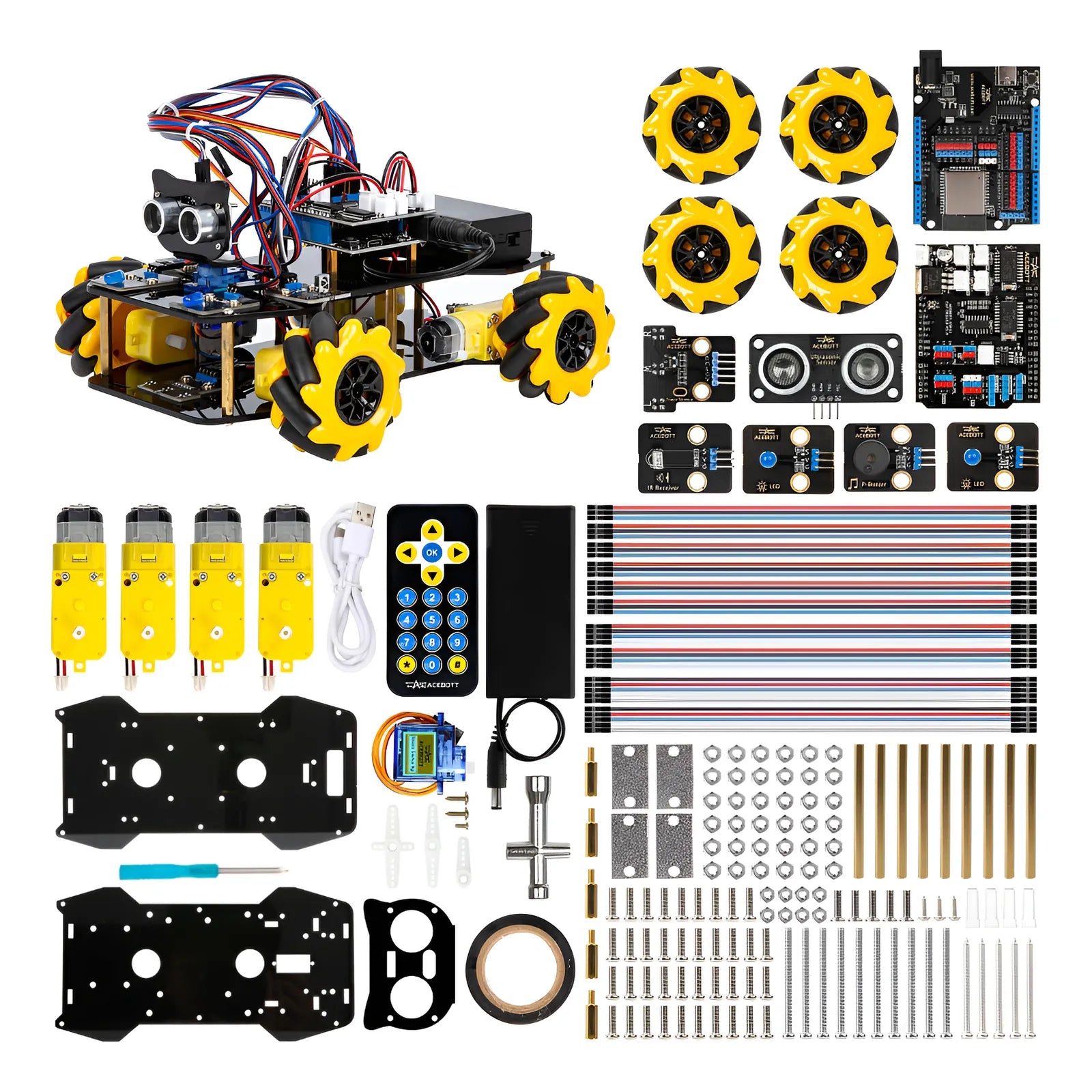 Kit Robot Inteligente Automóvil Compatible Arduino Robótica Personaje ...
