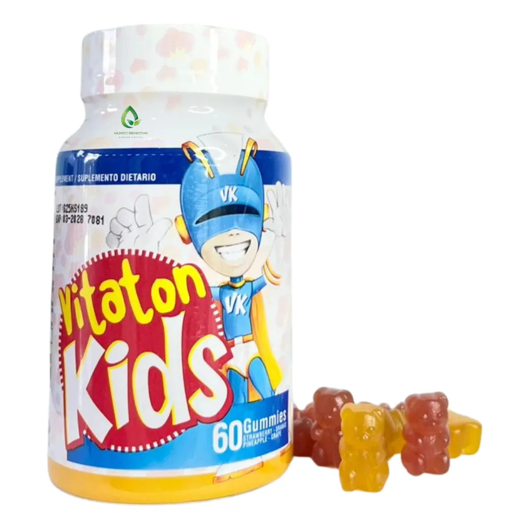 Vitaton Kids Multivitaminico Gomas Masticables Sabor Frutas 60 Unidade ...