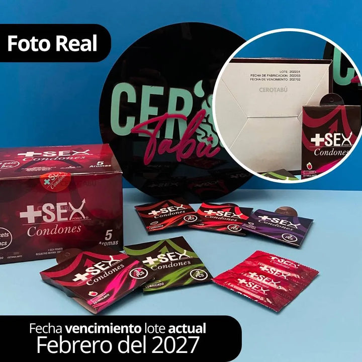 Condones Preservativo Aroma X15 Condones Saborizados Lubricados Cereza ...