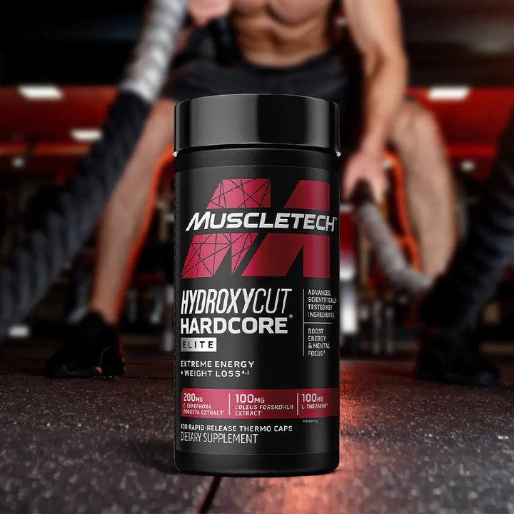 Hydroxycut Hardcore Elite MuscleTech Termogénico Vegano Sin Gluten ...