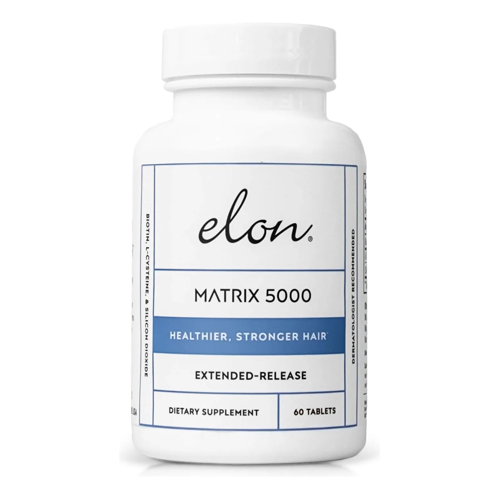 Tabletas Elon Matrix 5000 Suplemento Capilar Con Biotina Para Cabello ...