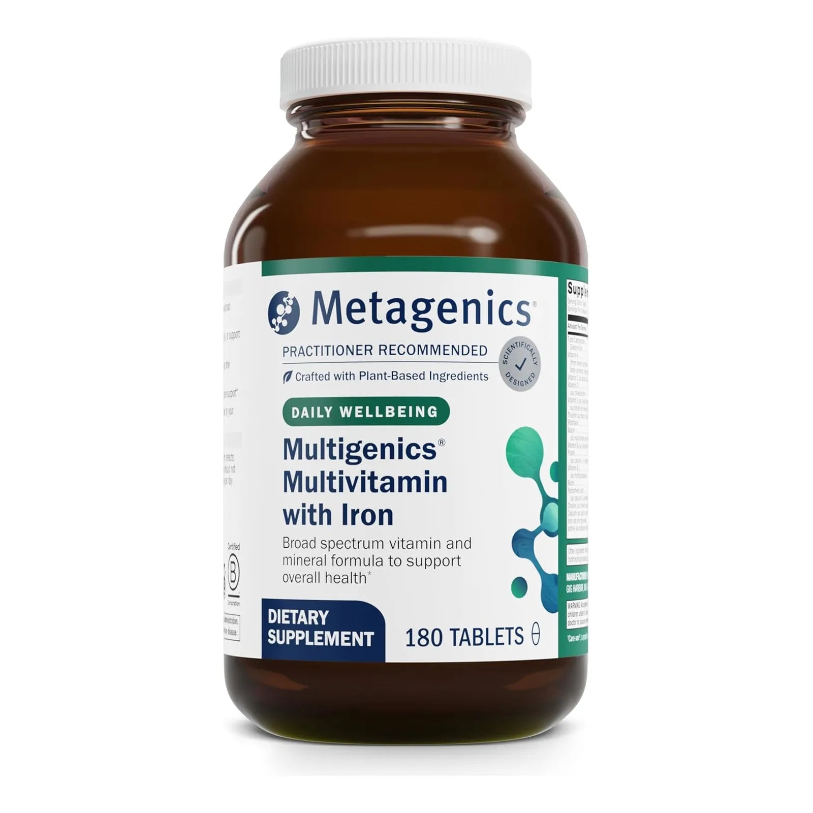 Tabletas Rapidas De Vitaminas Y Minerales Multiples 30 Porciones Metag ...