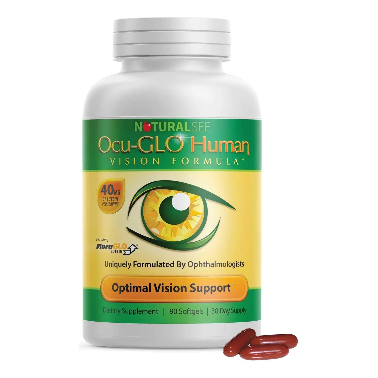 Ocu GLO Human Vision Formula 90 Capsulas Suplemento Salud Ocular ...