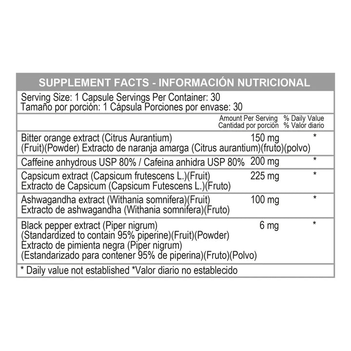 Lyndora Healthy America 30 Cápsulas Suplemento Quemador De Grasa Contr ...