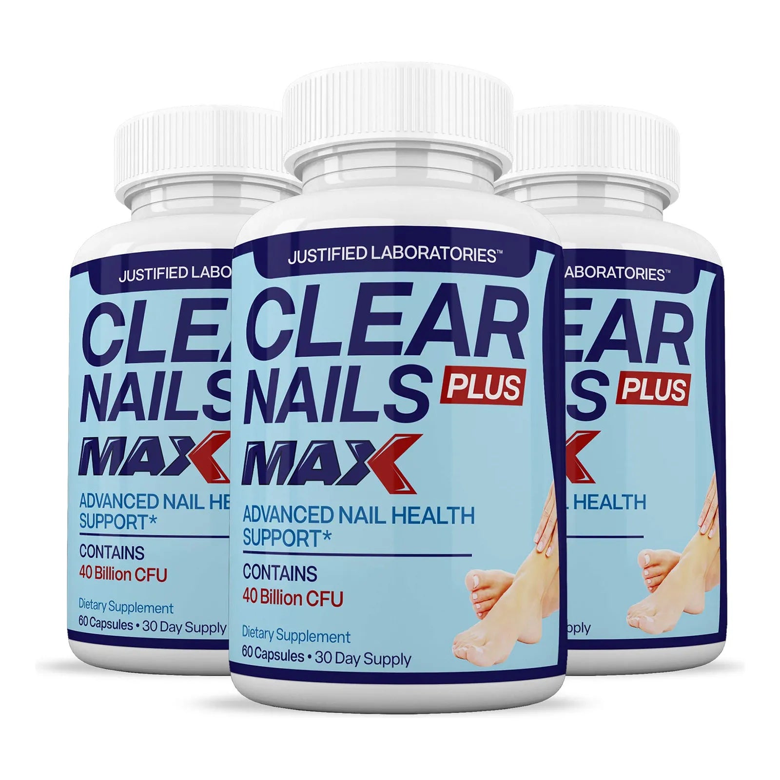 Clear Nails Plus Max 40 Mil Millones UFC Probiótico 60 Cápsulas Salud ...