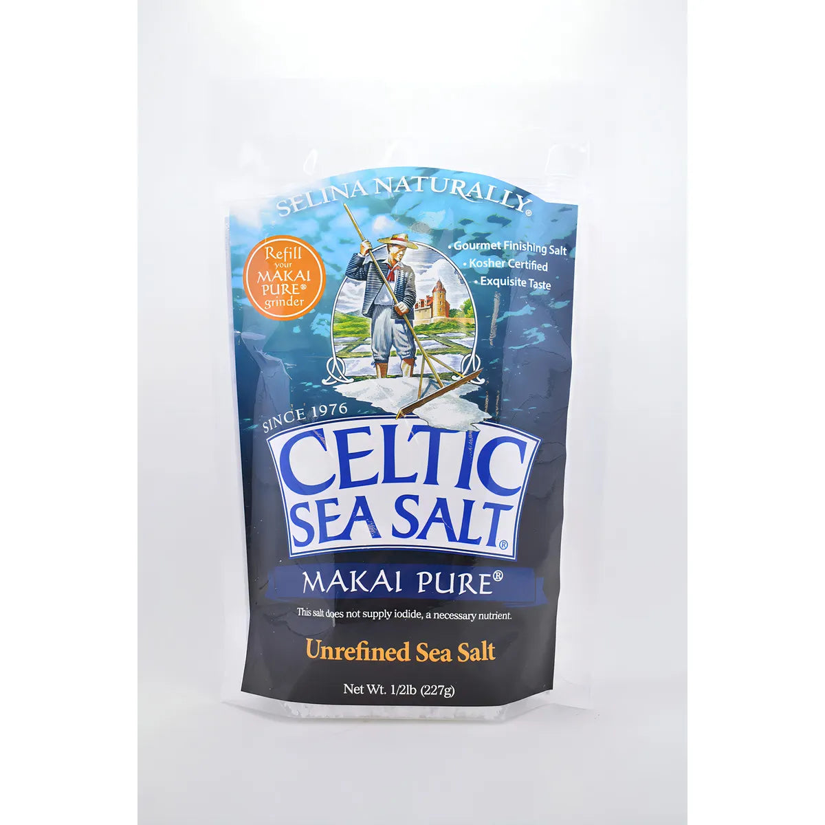 Celtic Sea Salt Makai Sal De Mar Pura Gourmet 8 Onzas Baja En Sodio Y ...