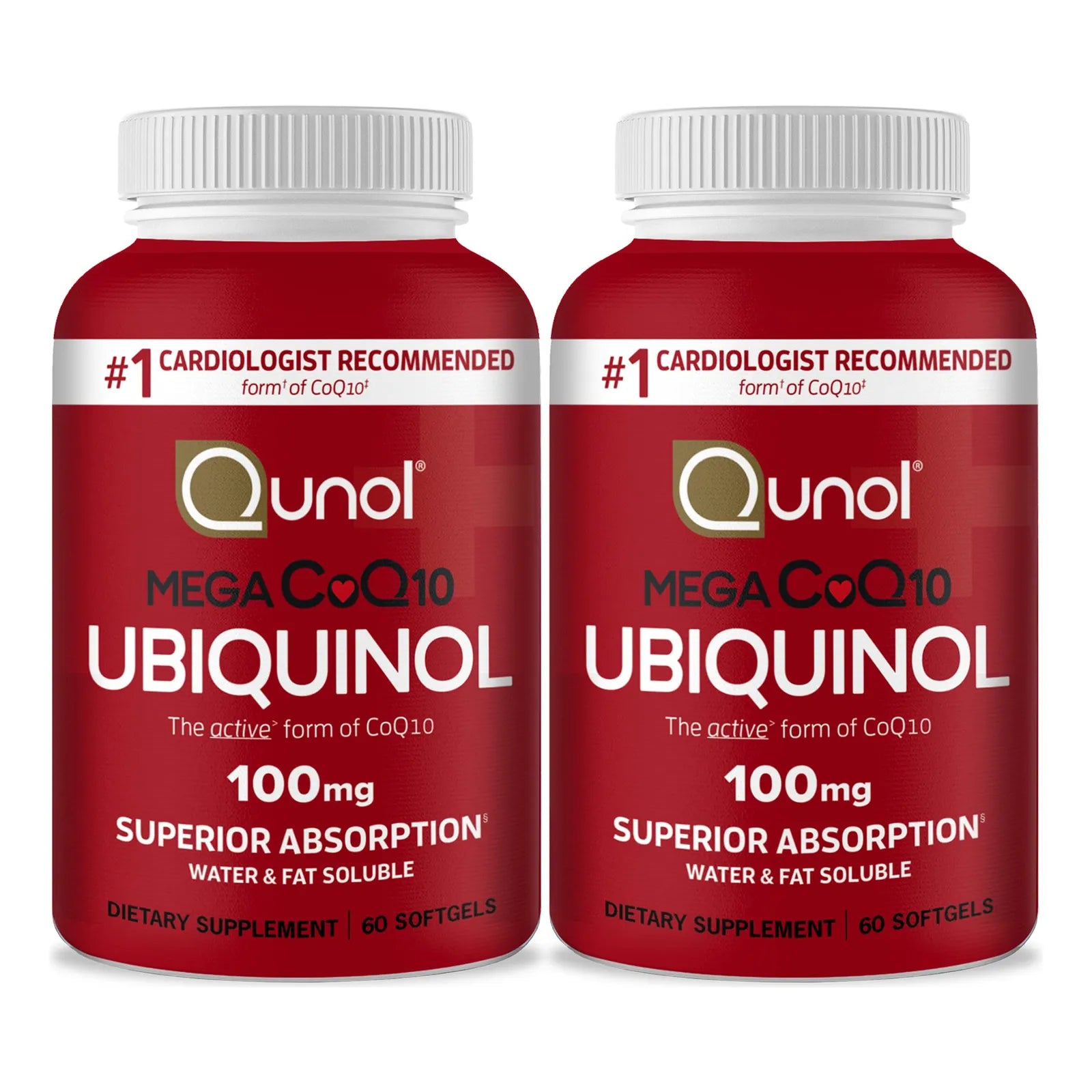 Mega Ubiquinol CoQ10 100 Mg 60 Cápsulas Soluble En Agua Y Grasa Antiox ...