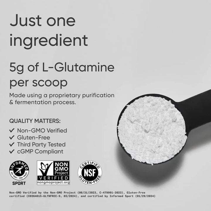 L-Glutamina En Polvo Sports Research 500 G Para Recuperación Deportiva ...