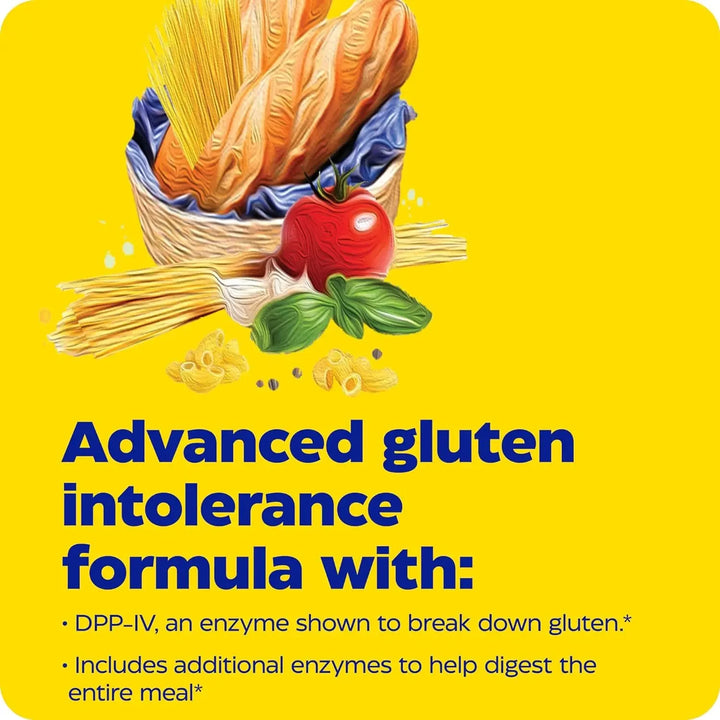 Enzymedica GlutenEase Extra Strength 60 Cápsulas Digestivas Apoyo Cont ...
