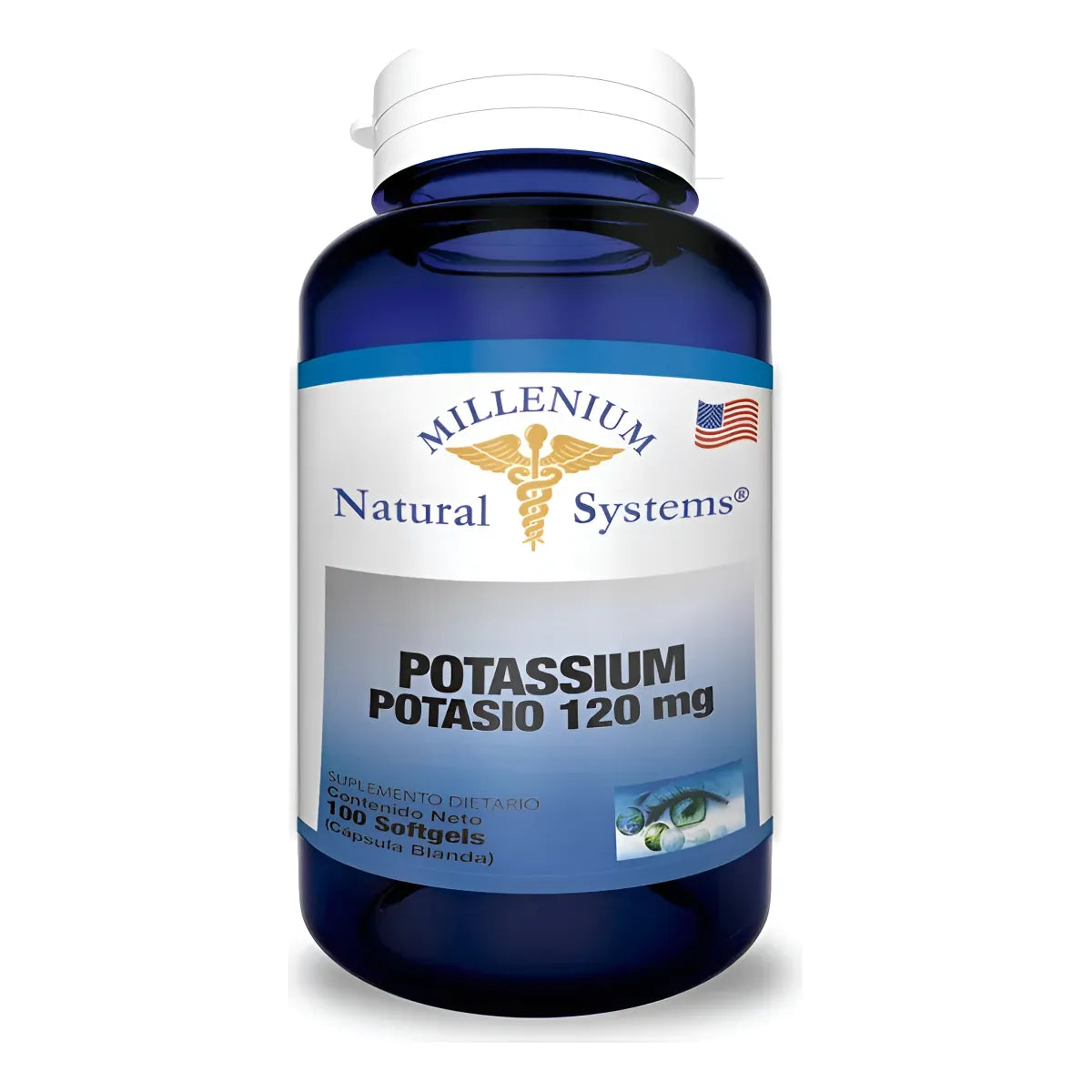 Potasio 120 Mg X100 Cápsulas Natural System Suplemento Nutricional Sin ...