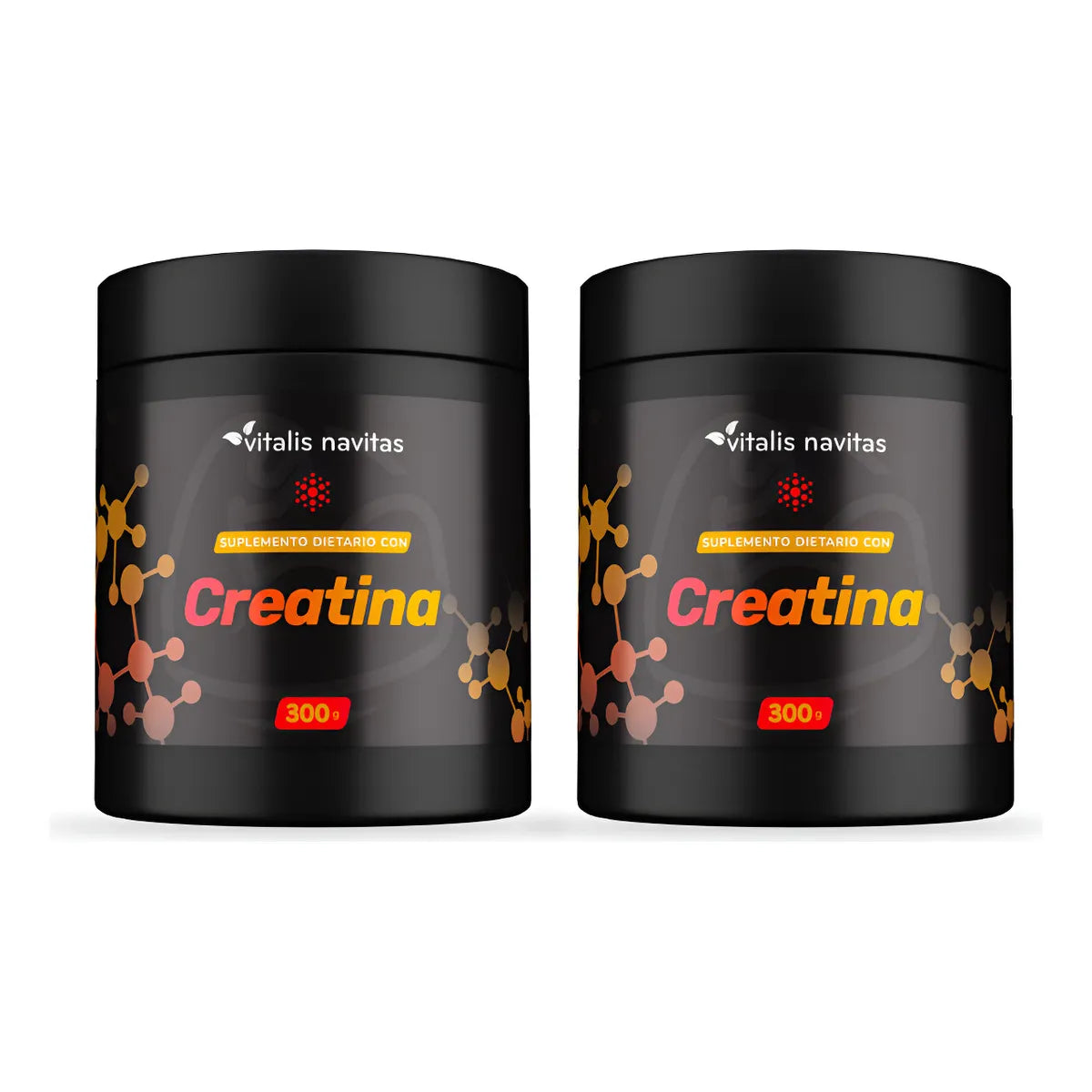 Creatina Monohidrato Vitalis X 300g Pack 2 Unidades Suplemento Deporti ...