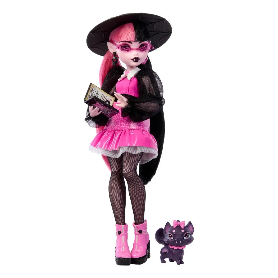 Muñeca Draculaura Core Refresh Monster High Con Accesorios Y Mascota ...