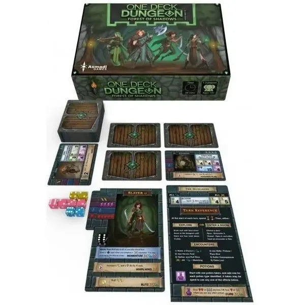Juego De Mesa One Deck Dungeon Forest Of Shadows Cooperativo En Inglés ...