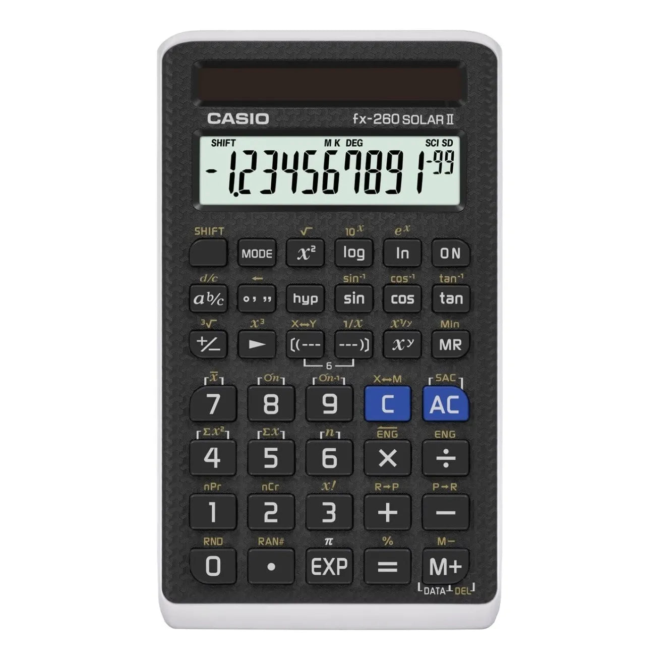 Calculadora Cientifica Casio Fx 260 Solar II Negra Funciones Avanzadas ...